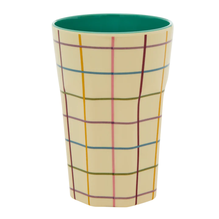 Rice Tall Cup - Two Tone Bright Check – Ruck Rover General Store