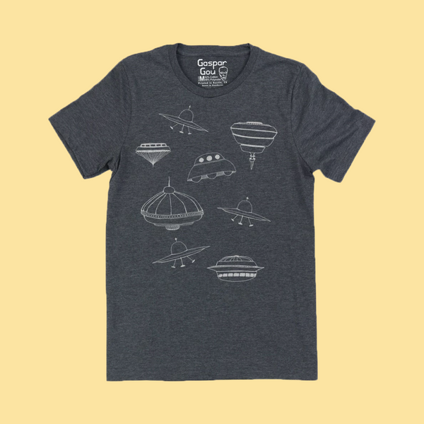Gaspar Gou UFOs Tee - Grey – Ruck Rover General Store